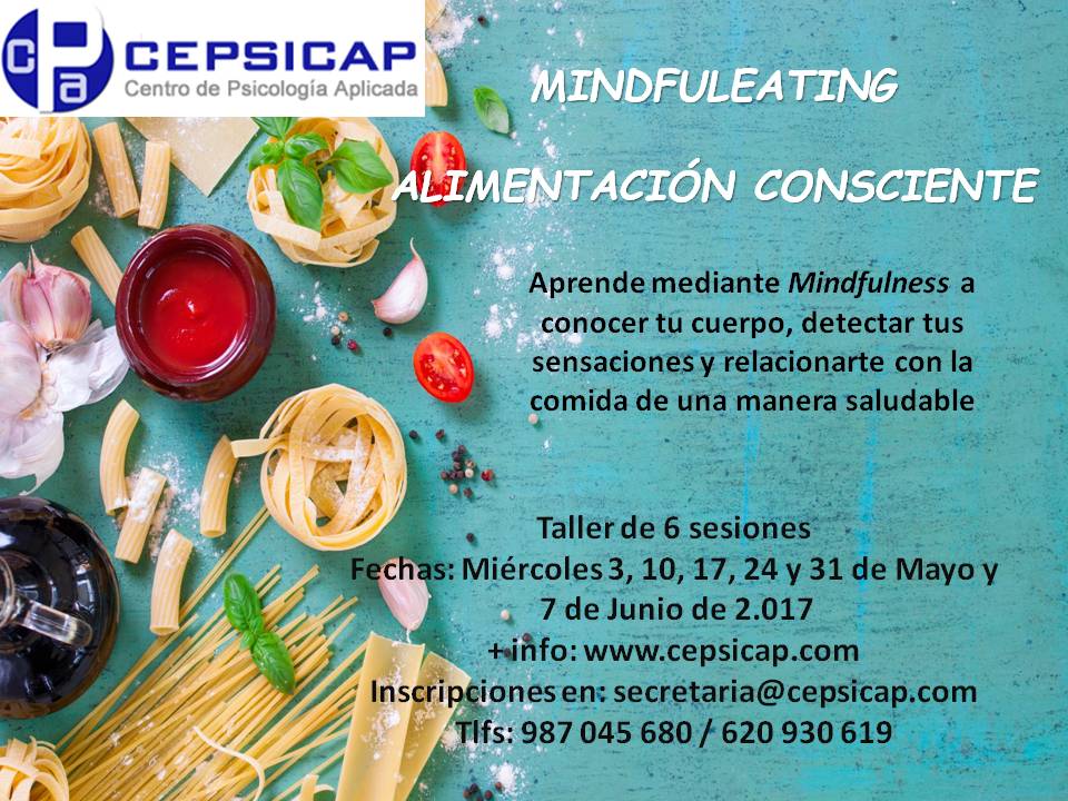 TALLER DE MINDFULEATING (ALIMENTACIÓN CONSCIENTE) - Cepsicap